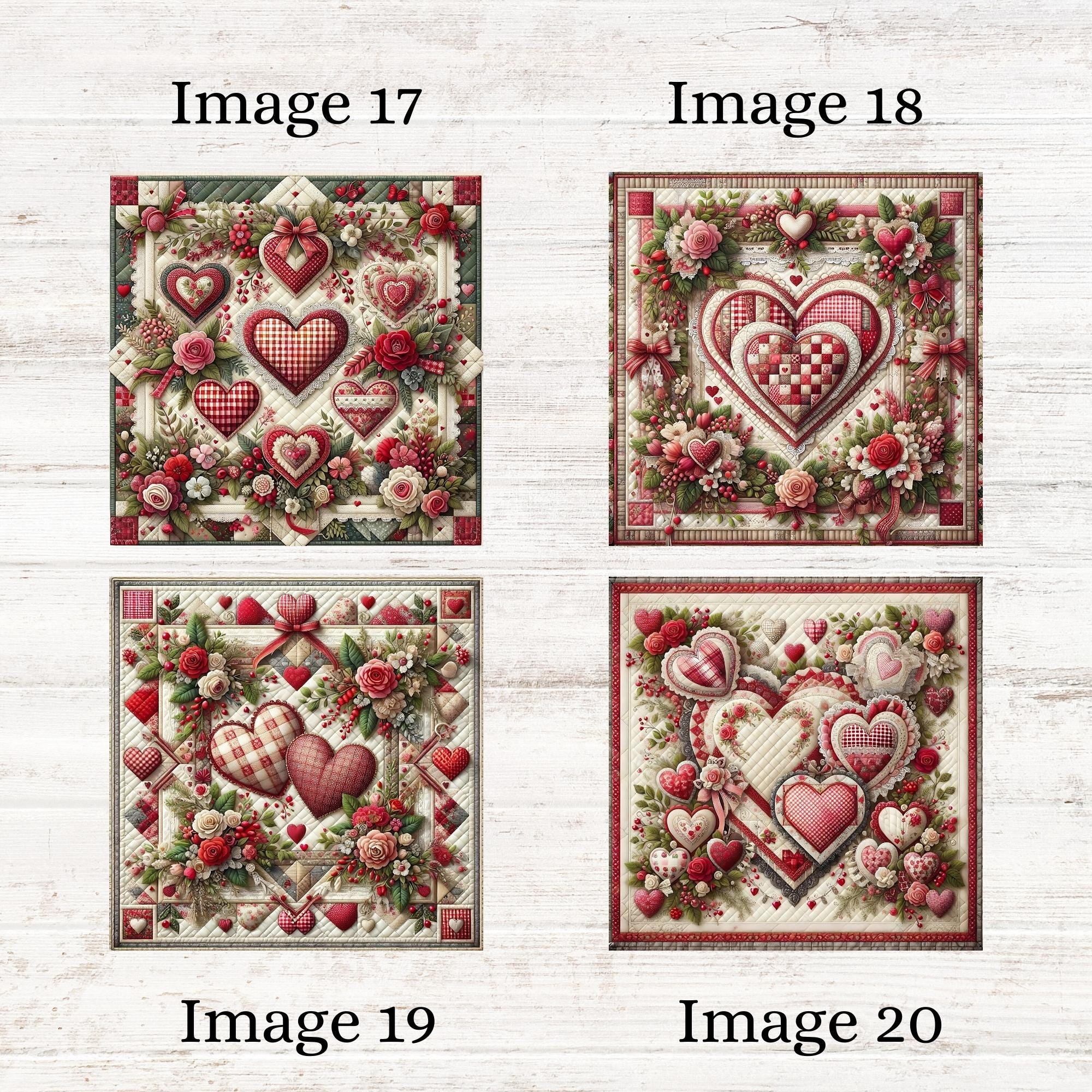 Quilted Treasures of the Heart Fabric Panels - 20 Unique Designs for ...