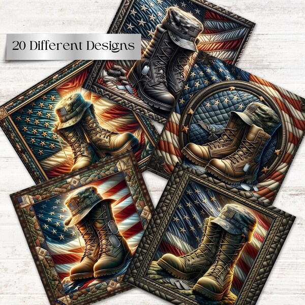 Military Quilt Panel - Etsy