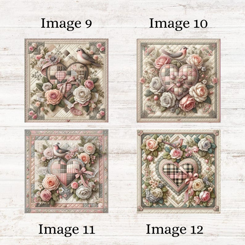 Quilt Fabric Panels – Love’s Garden of Beauty Sewing Art - Etsy