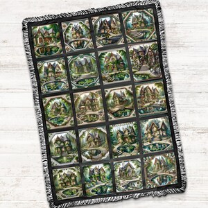Enchanted Cottage Retreat Fabric Panels - 20 Unique Designs for ...