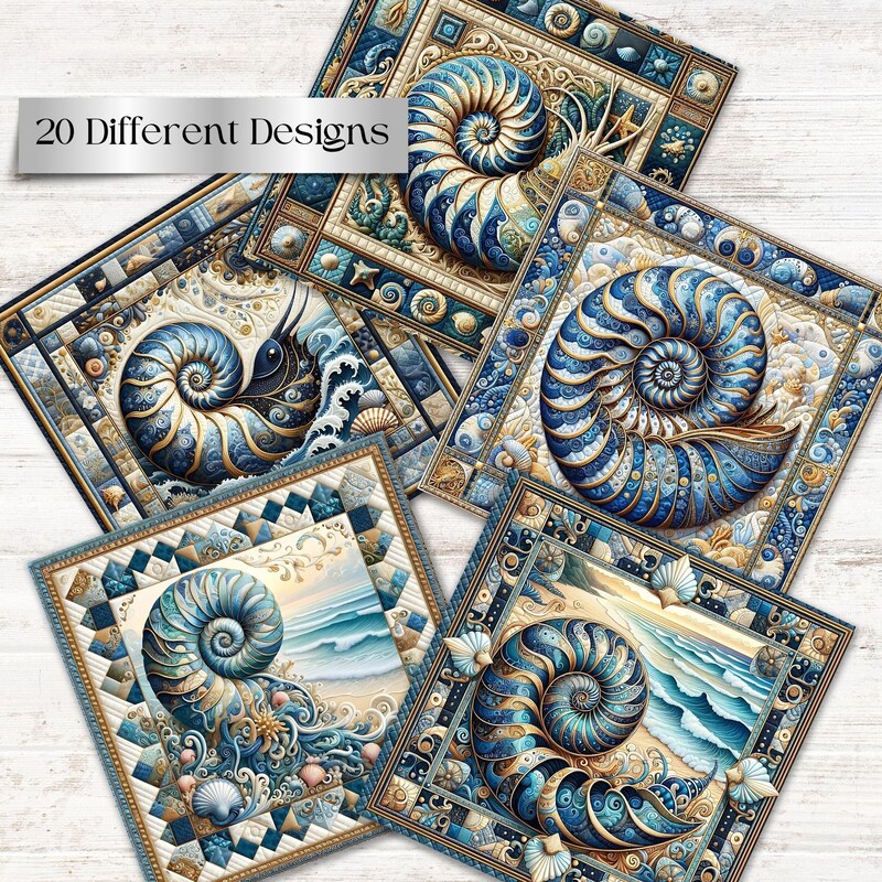 Nautilus Fabric - Etsy