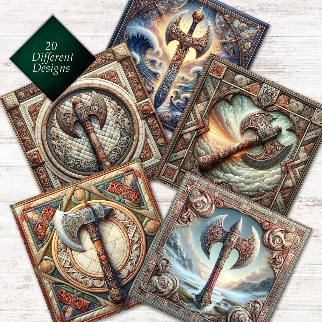 Valhalla’s Call Fabric Panels - 20 Unique Designs for Sewing, Quilting ...