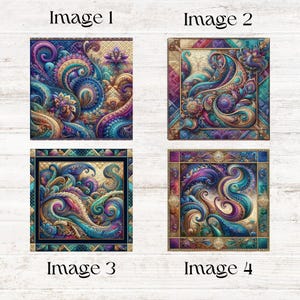 Paisley Dreams of Stardust Fabric Panels 20 Unique Designs for Quilting ...