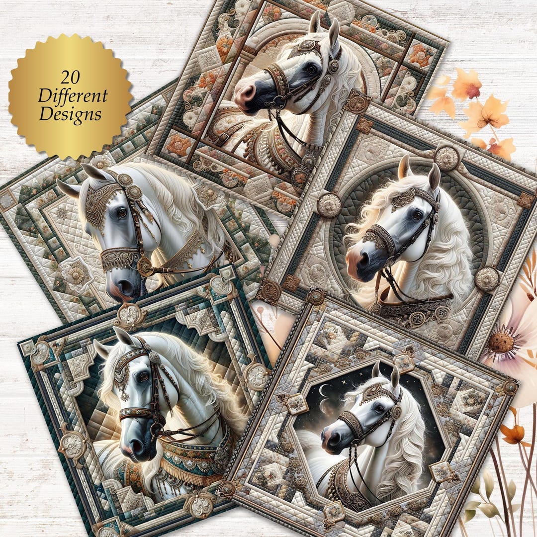 Regal Elegance Fabric Panels - 20 Unique Designs for Sewing, Quilting ...