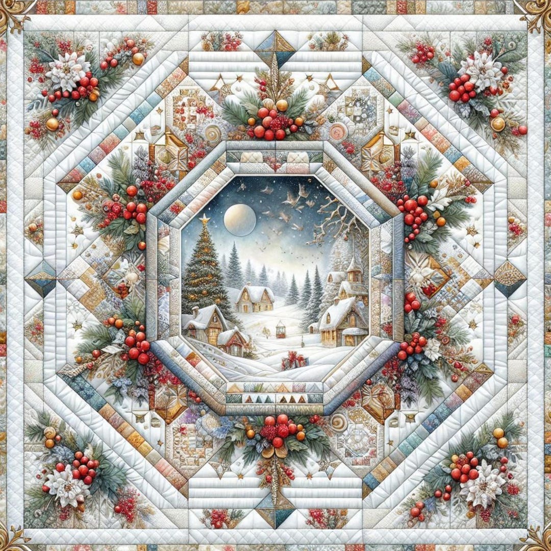 Quilt Fabric Panels – Hearthside Memories Sewing Art - Etsy