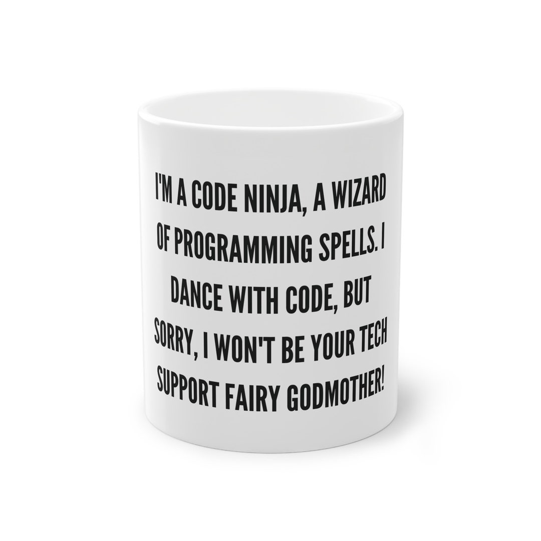 Mug code Ninja - Etsy
