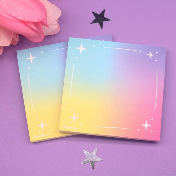 Pastel Sticky Notes - Etsy