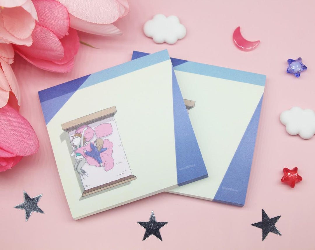 Funny Mom Sleeping Sticky Notes: Bedtime Humor Memo Pads - Etsy