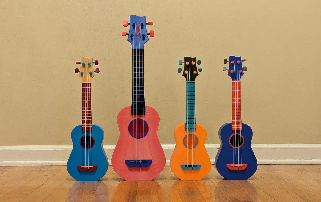 3D Printed Mini Pocket Ukulele - Etsy