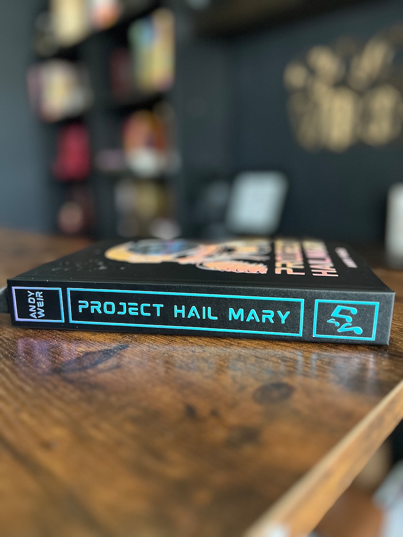 Project Hail Mary Rebound Hardcover & Sprayed Edges - Book Binding - Etsy