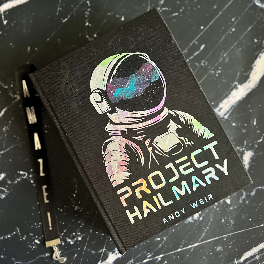 Project Hail Mary Rebound Hardcover & Sprayed Edges Book Binding - Etsy