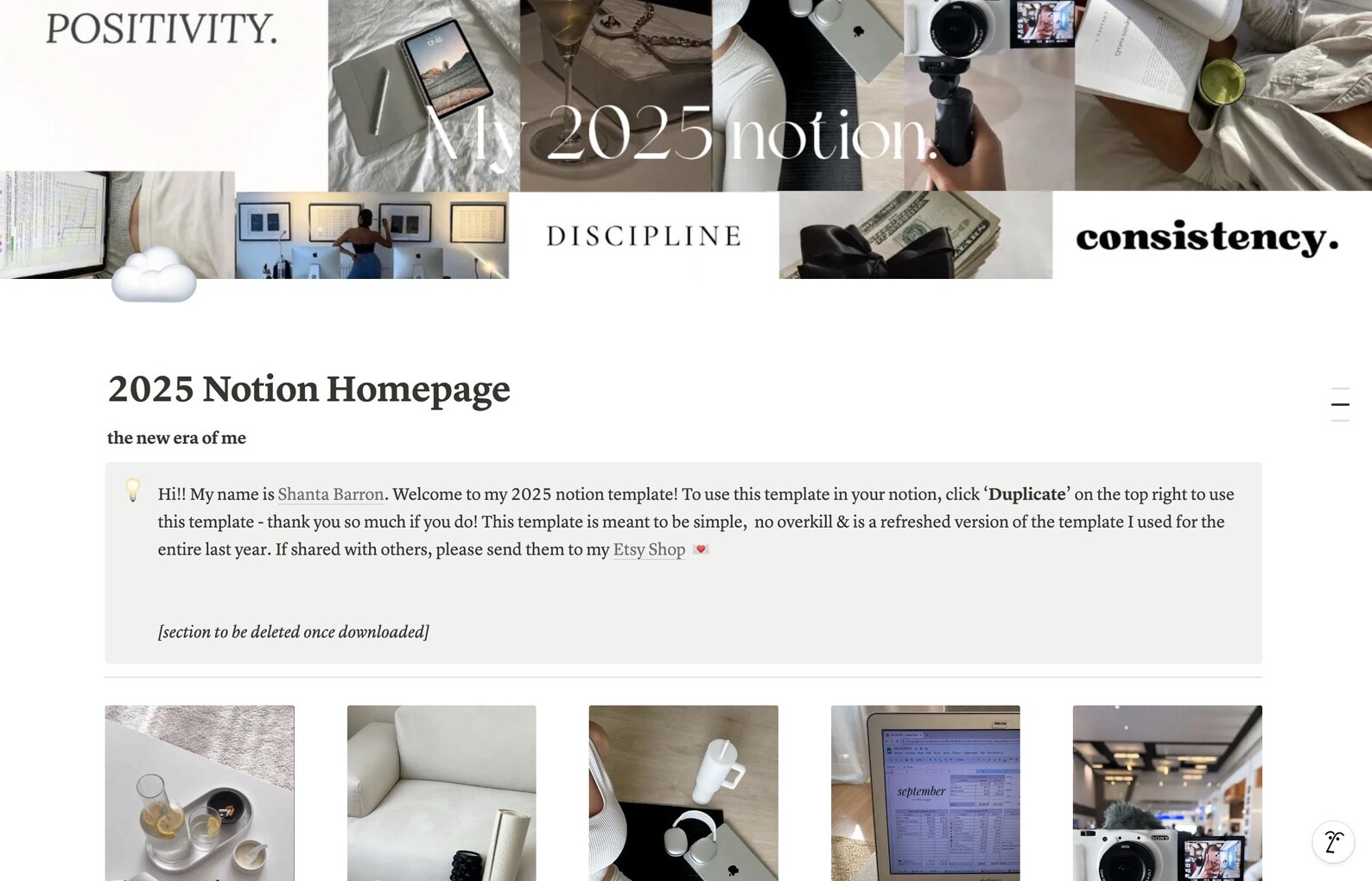 Grey 2025 Notion Template, Life Planner, Notion Planner, All in One ...