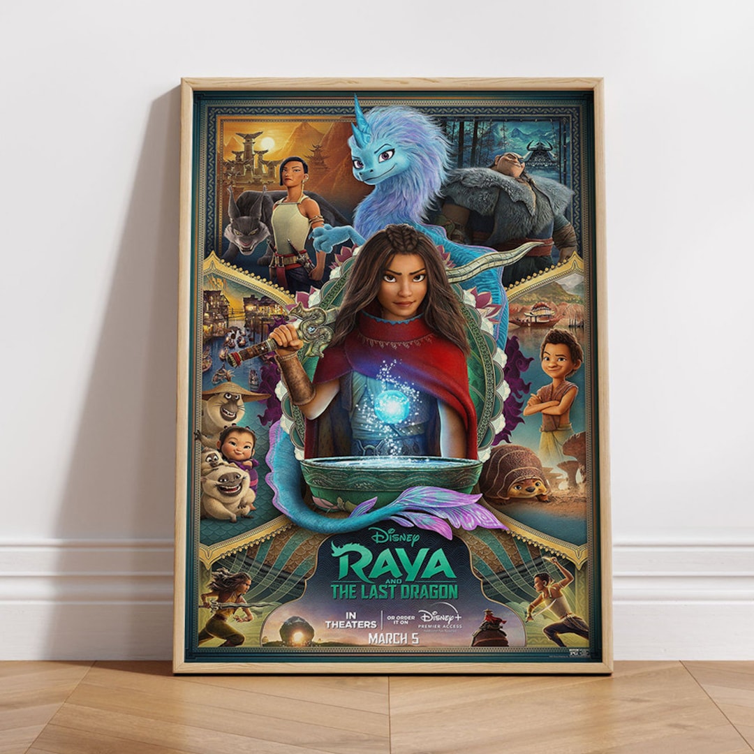 Raya and the Last Dragon Movie Poster, Poster Gift, Poster Collection ...