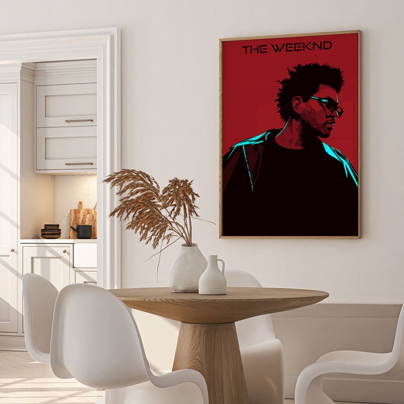 The Weeknd Music Poster, Weeknd Poster Gift, Poster Collection, Wall ...