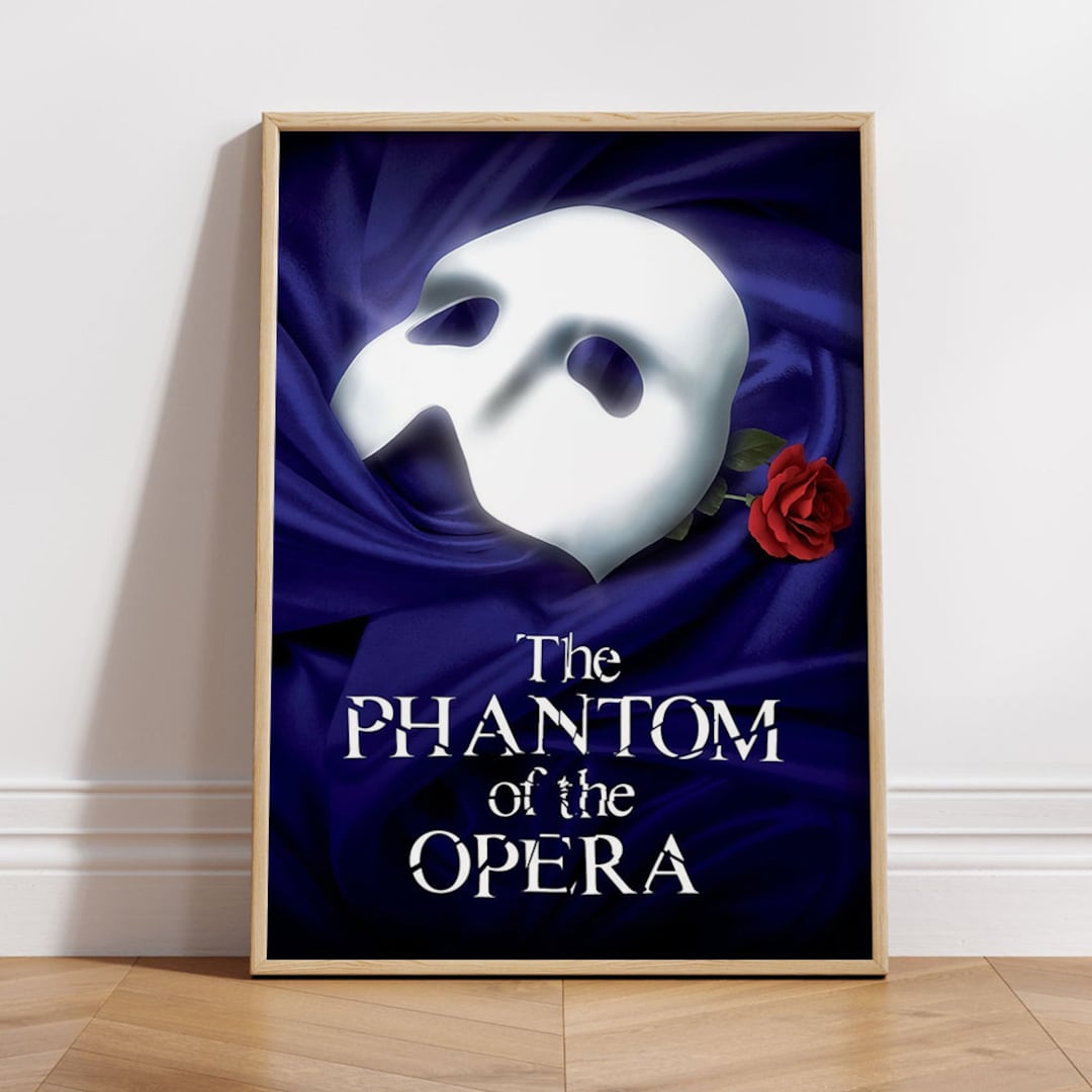 The Phantom of the Opera Classic Theatre Poster, Poster Gift, Poster ...
