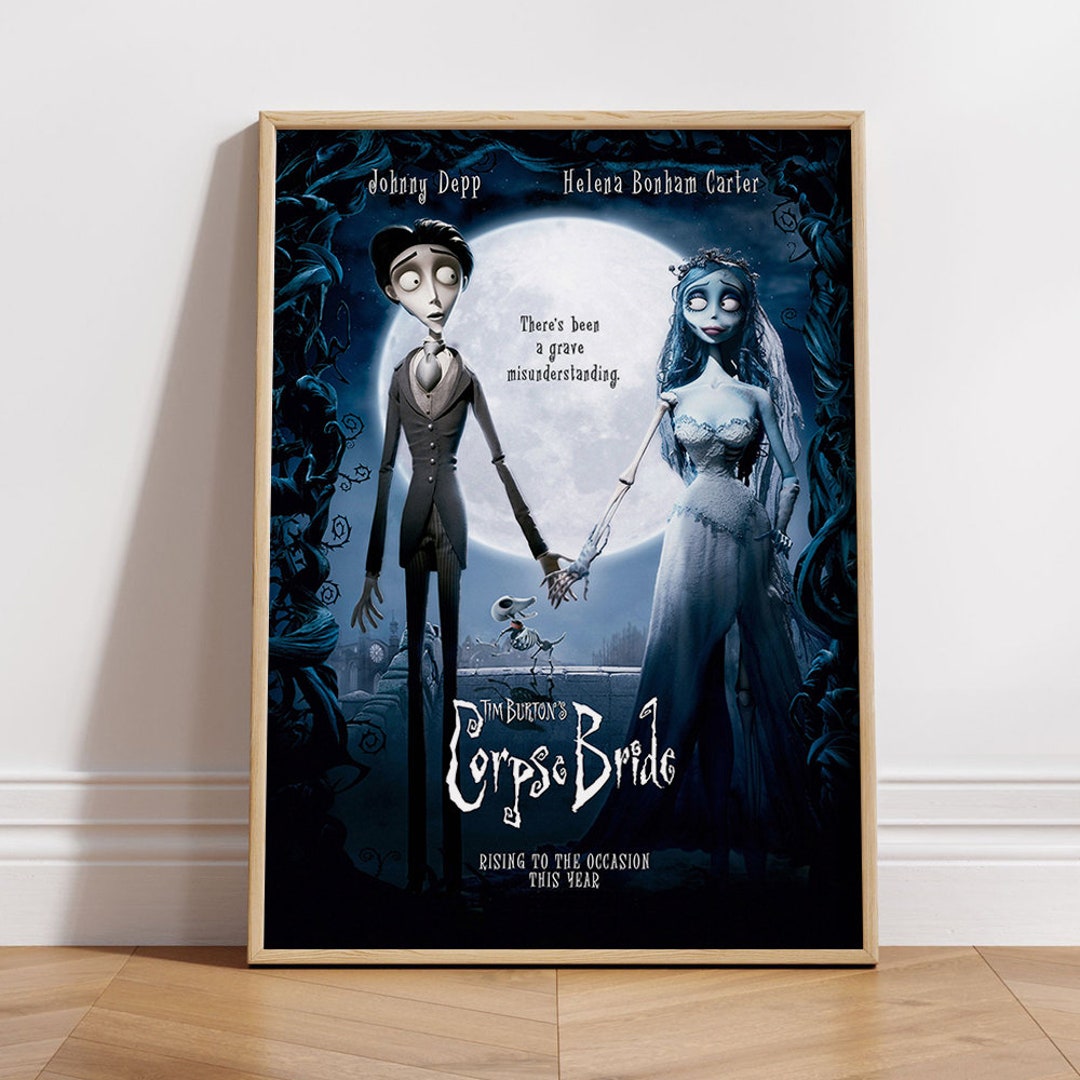 Tim Burton's the Corpse Bride Movie Poster, Poster Gift, Poster ...