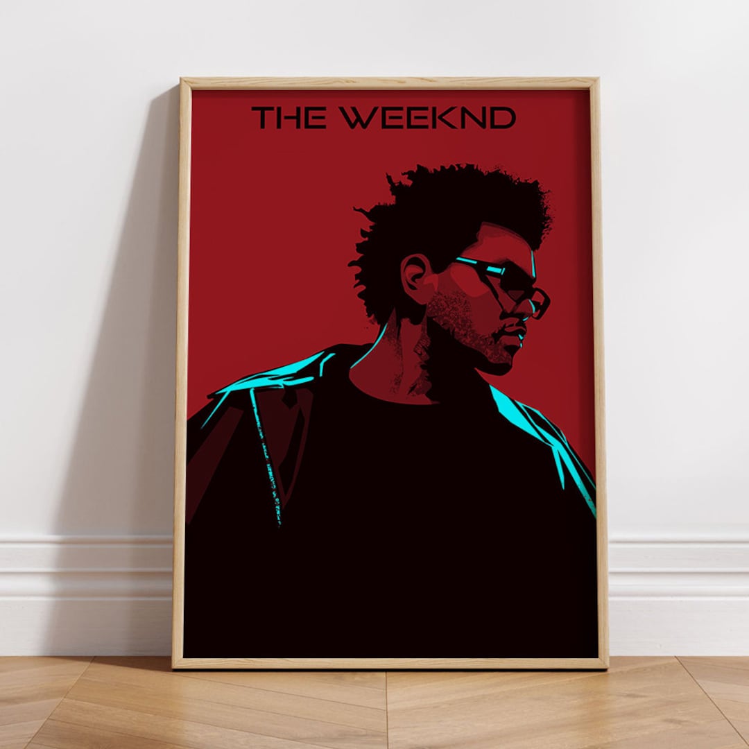 The Weeknd Music Poster, Weeknd Poster Gift, Poster Collection, Wall ...