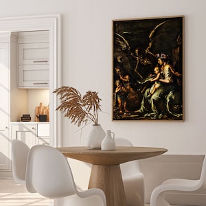Human Frailty Salvator Rosa 1656 Art Painting Poster, Art Collection ...