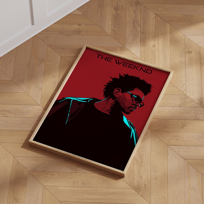 The Weeknd Music Poster, Weeknd Poster Gift, Poster Collection, Wall ...