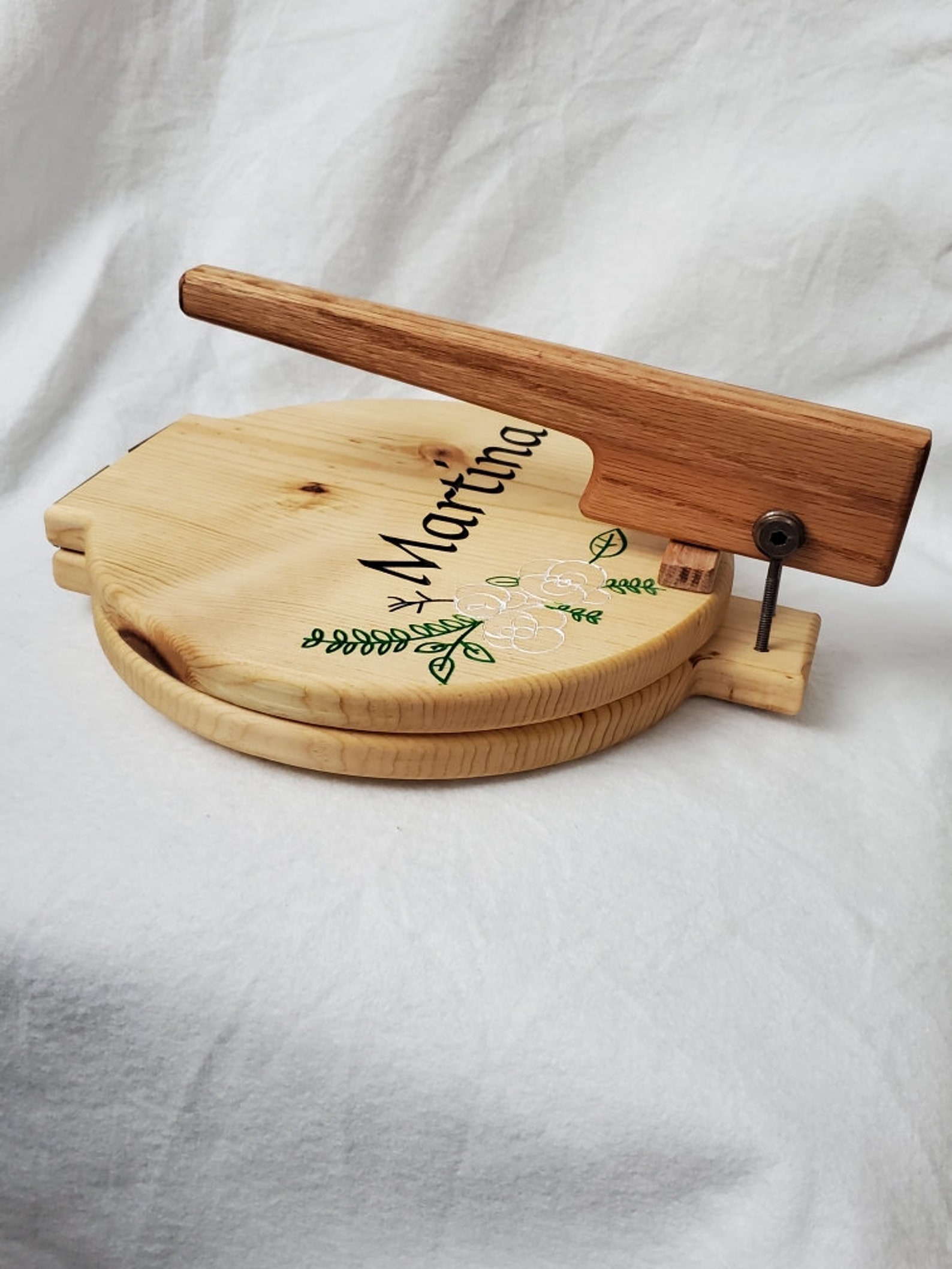 10in Tortilla Press, Wood Tortilla Press, Wooden Tortilla Press - Etsy