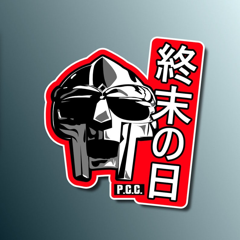 MF DOOM Japanese Sticker - Etsy