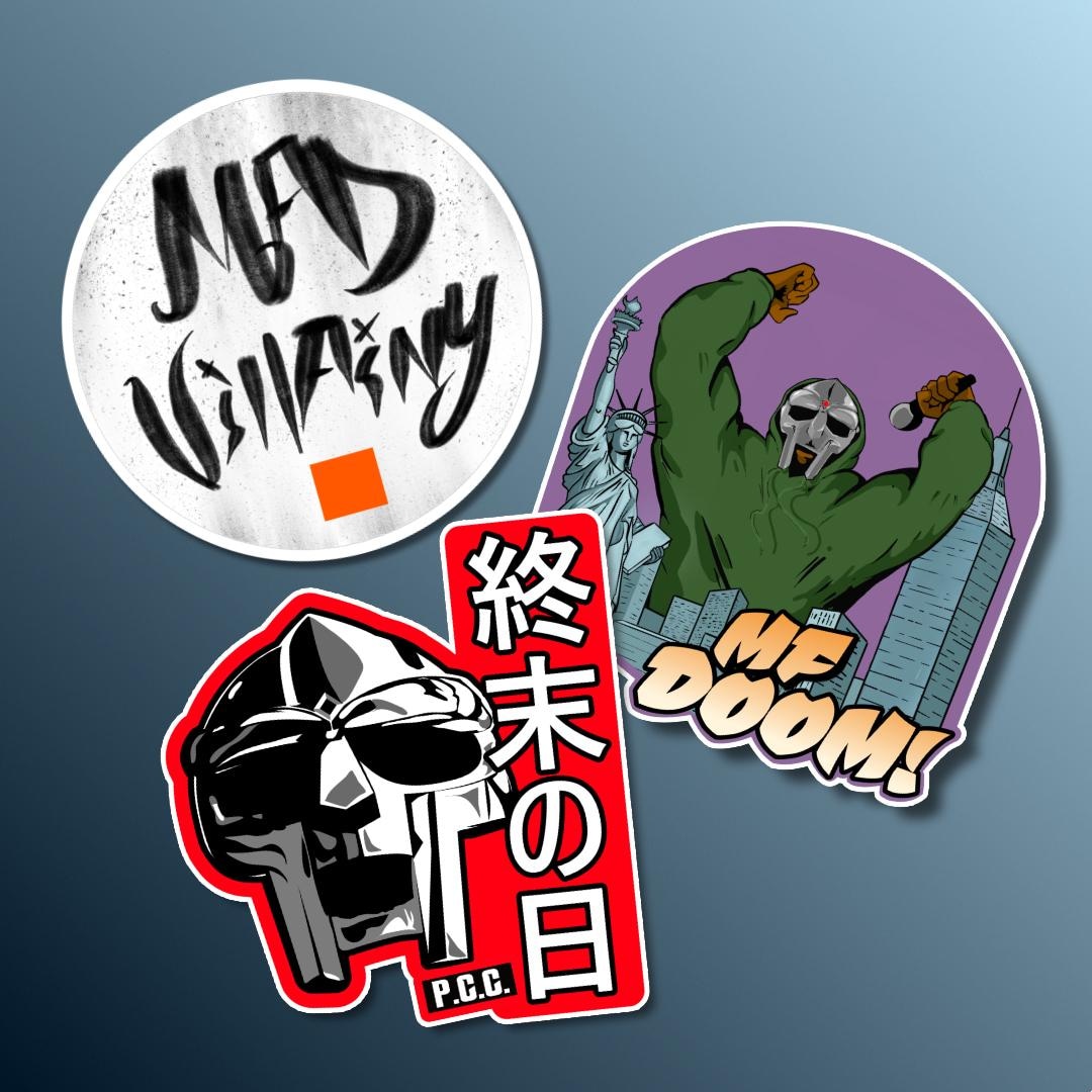 MF DOOM Sticker Pack - Etsy