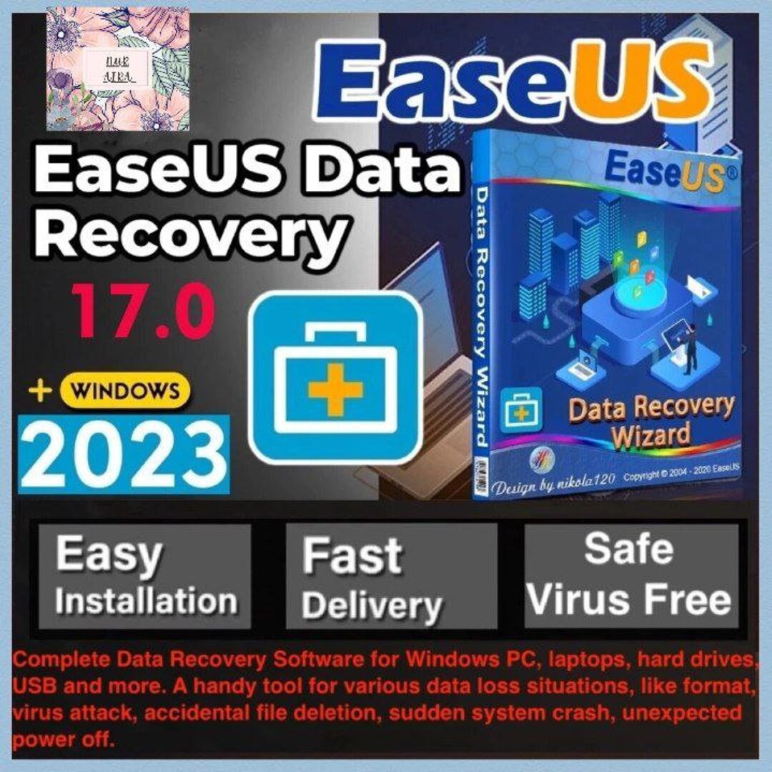 Easeus Data Recovery 2023 for Windows - Etsy