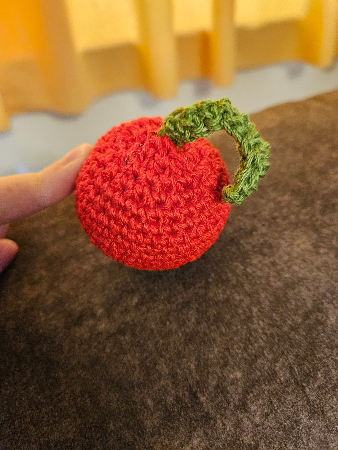 Crochet Cherry Plushie, Cherry Plushie, Cherry Amigurumi, Crochet ...