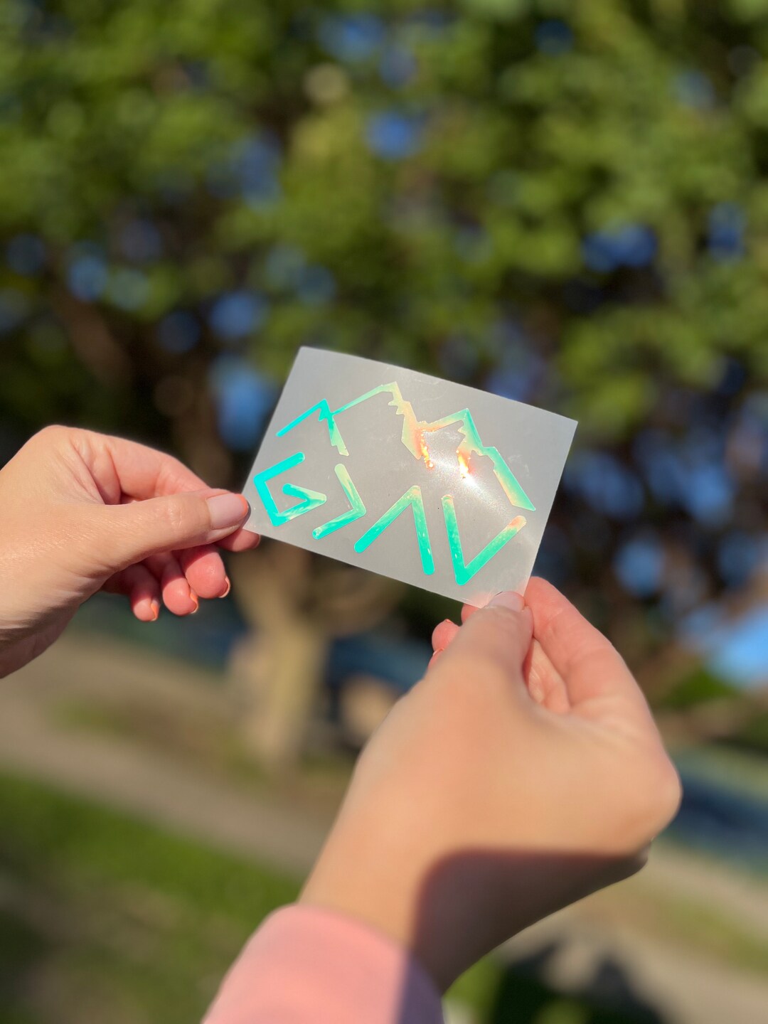 God is Greater Holographic Decal: Christian Car, Laptop, Tumbler ...