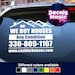 Custom Real Estate Agent Car Decal - Personalized Realtor Marketing ...