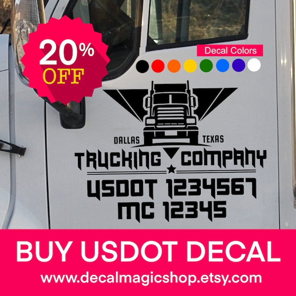 Trucking Decals - Etsy