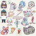 Funny Back to School Clipart, Cute Kawaii School Png,chibi Stickers ...