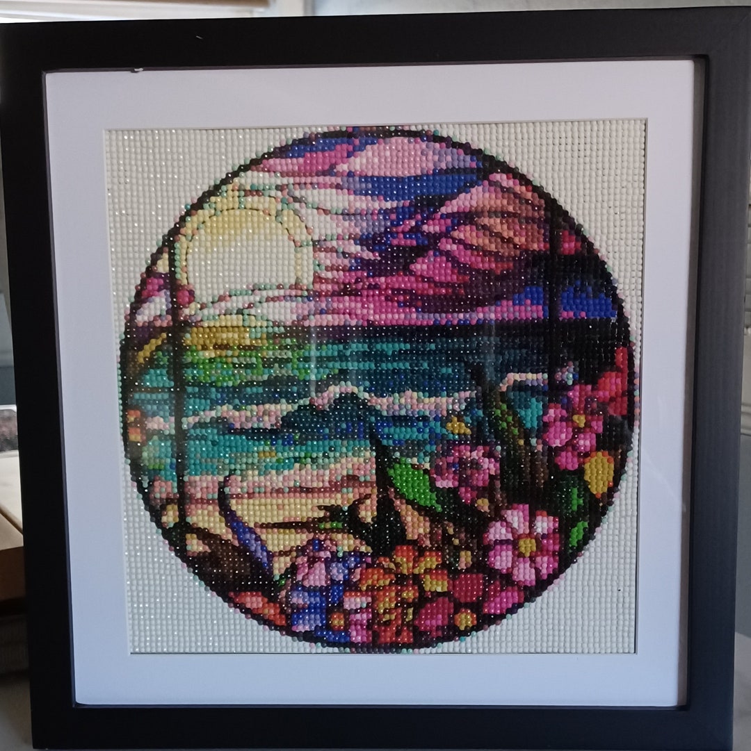 Sunset Diamond Art Painting Framed - Etsy