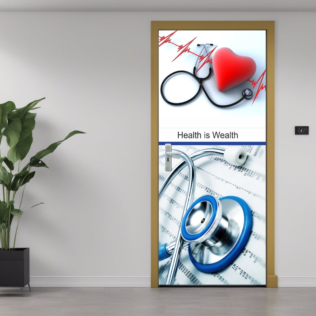 Hospital Door Label, Doctor's Room, Health Clinic, Interior Wrapping ...