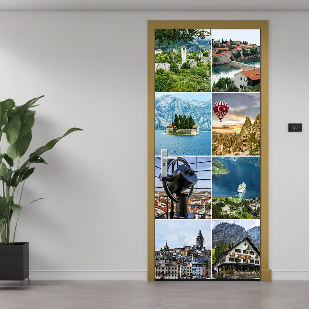 Home Office Hospital or School Door Covering, Home Entrance Graphics ...