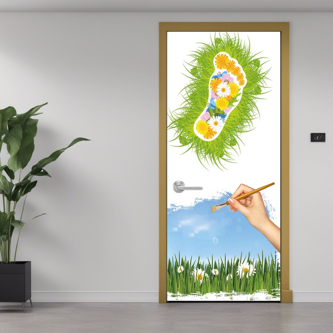 Picture Grade Door Wrap, Art Classroom, School Door Label, Entry ...