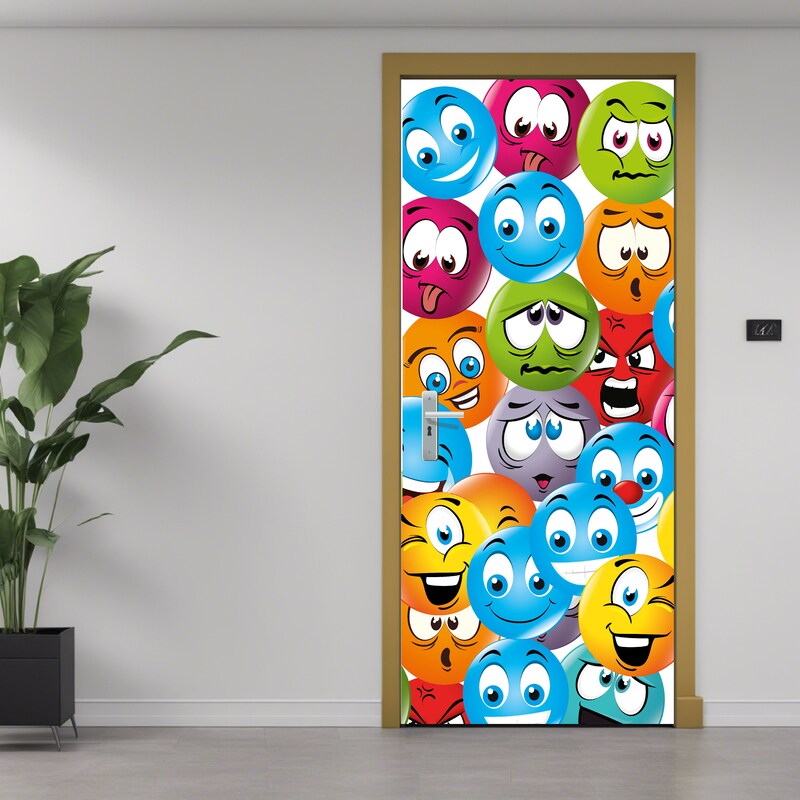 Emoji Wall Decal - Etsy