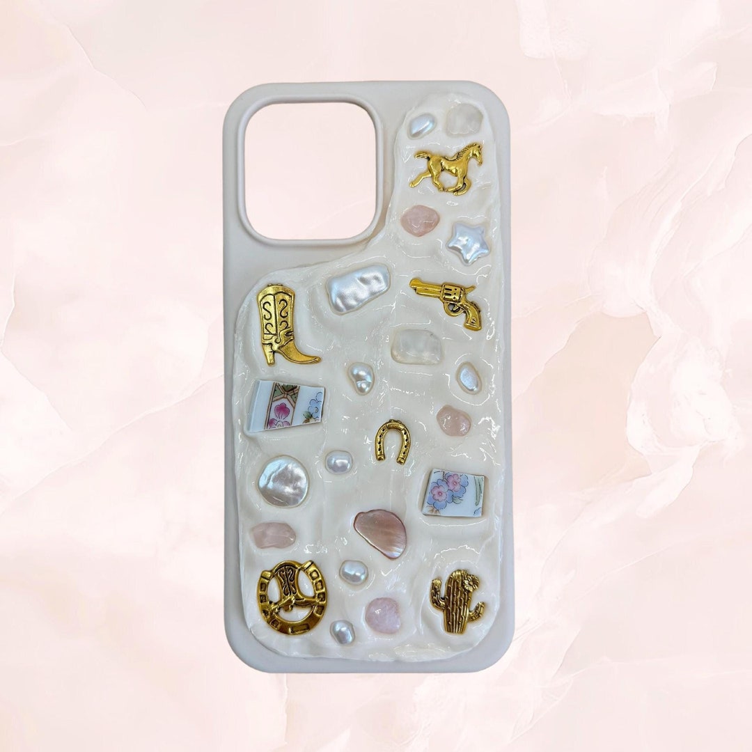 Mosaic Memor Inspired Phone Case, Cowgirl's Dream Phone Case, Charms ...
