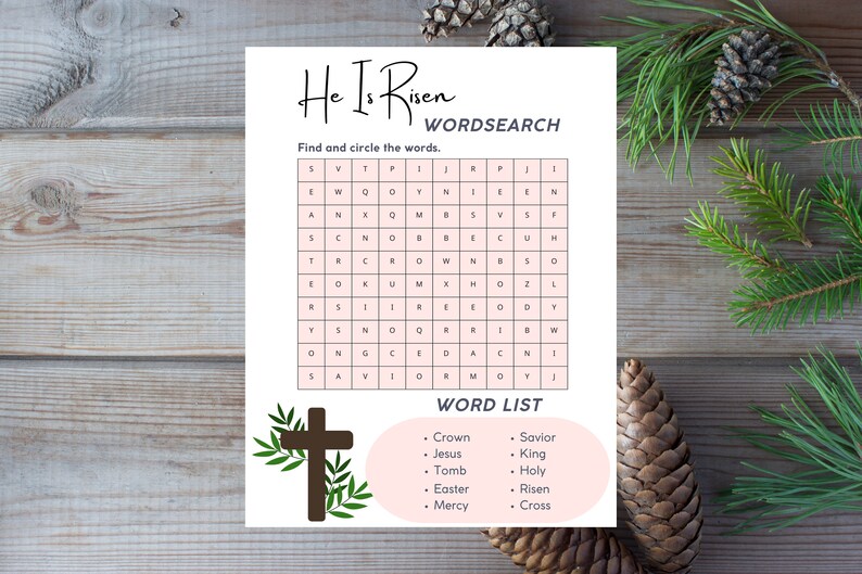 Christian Easter Activities Printable Easter Kids Activity Bundle ...