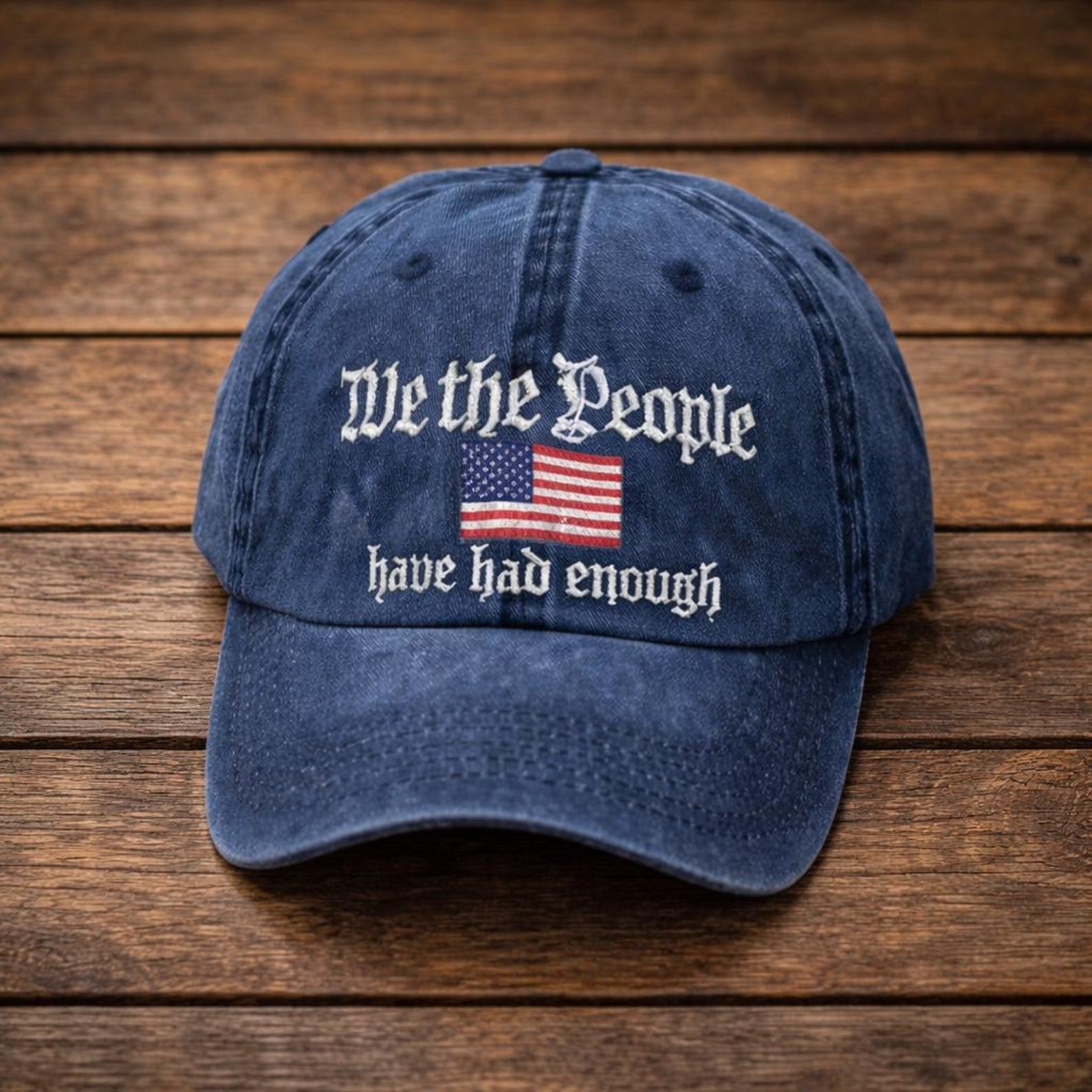 We the People Have Had Enough Wash Hat, Embroidered Dad Cap, Distressed ...