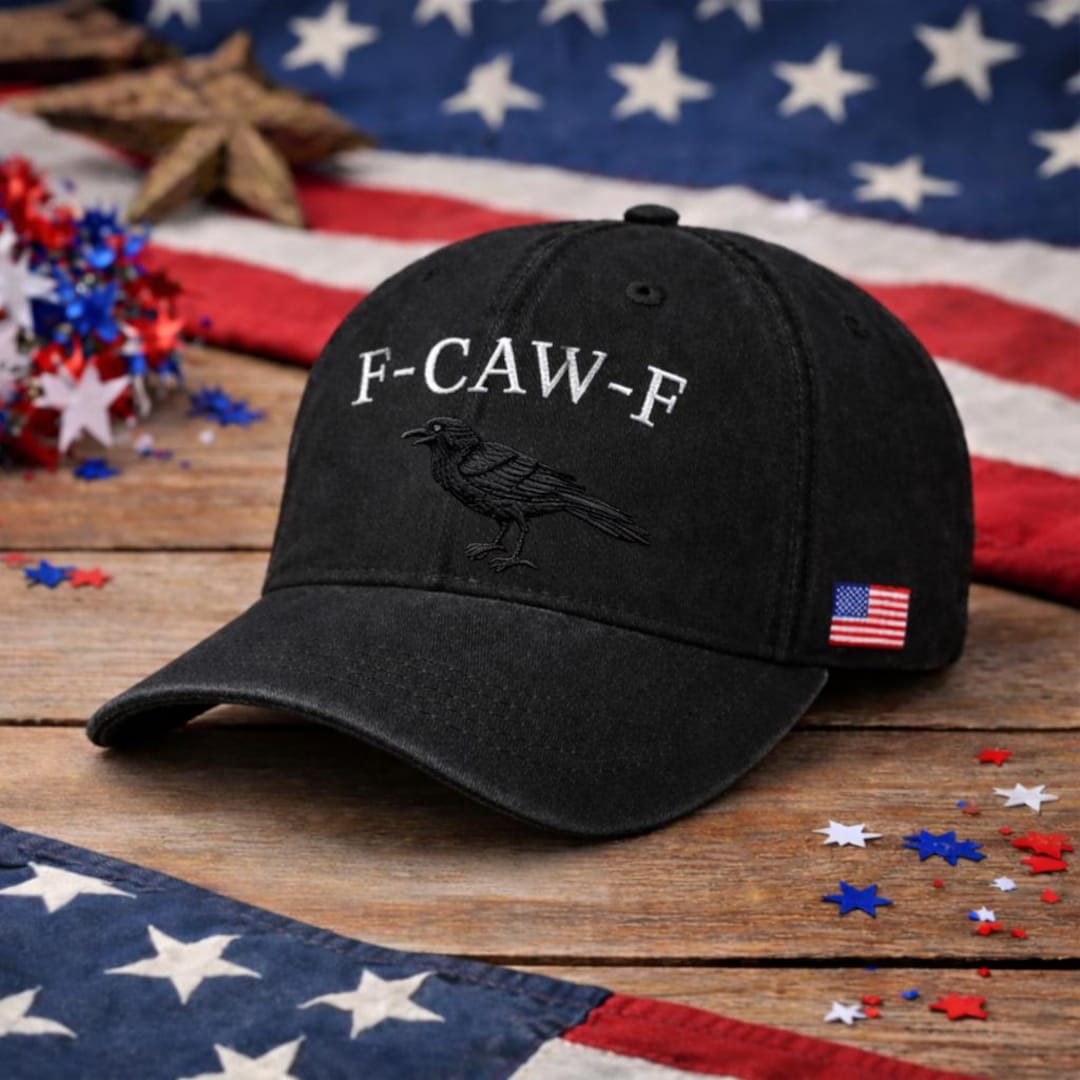 Embroidered F-caw-f Crow Hat, Funny Bird Baseball Cap, Distressed ...