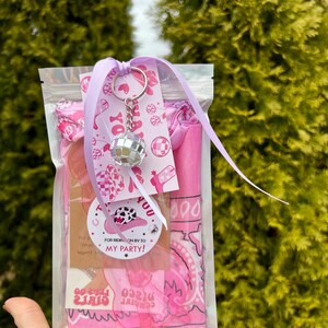 Disco Cowgirl Party Favors: Pink Bandana, Disco Ball Keychain & More - Etsy