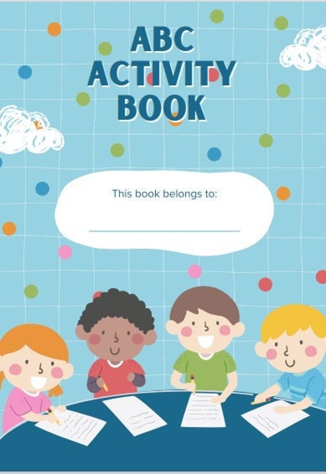 Alphabet A-Z Learning Activity Book - Etsy