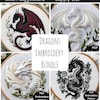 Wizard Tome Hand Embroidery Pattern: Fantasy Book DIY (PDF Pattern) - Etsy