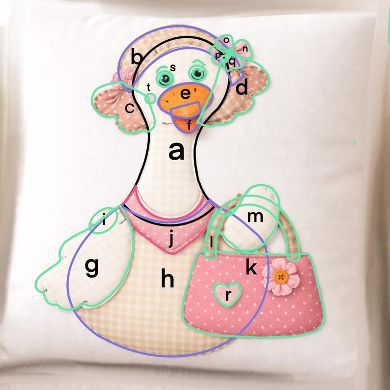 Charming Cottagecore Silly Goose Appliqué Patch - PDF Sewing Pattern ...