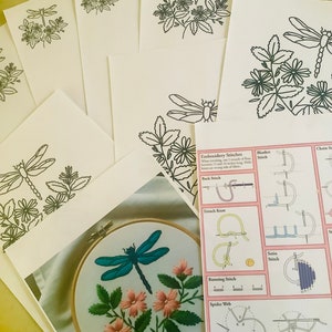 Tabby Cat Embroidery PDF Pattern. 7 Sizes From 3 to 8 Inch & A4 for ...