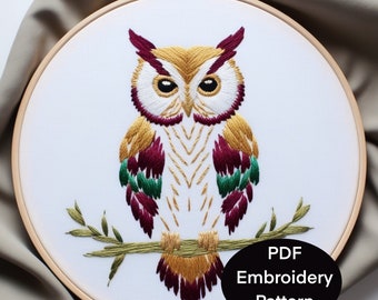 Toucan Bird Hand Embroidery PDF Pattern. 7 Sizes 3-8 Inch & A4 Hoop. Embroidery Transfer Toucan ...