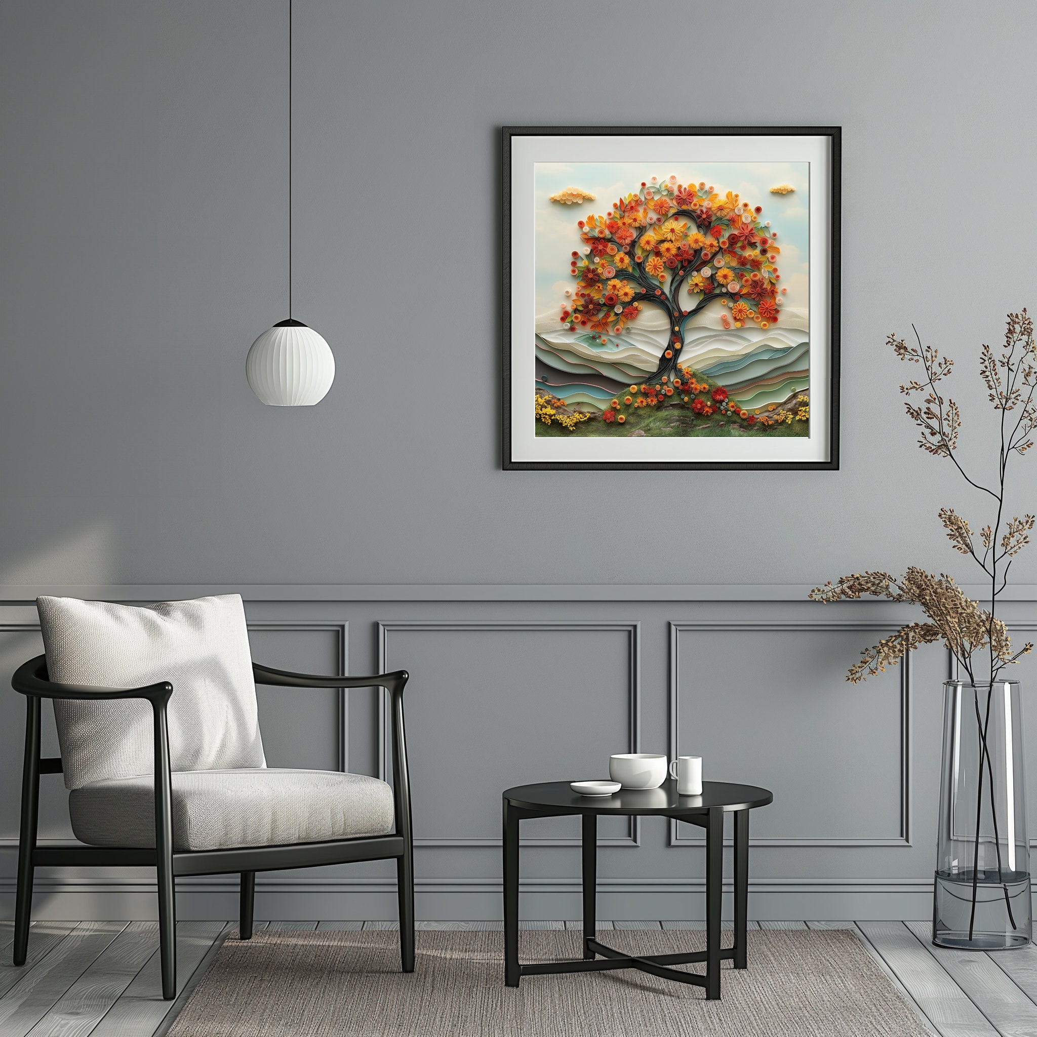 Digital Autumn Tree Quilling Art ~ Part 2 (digital Download) - Etsy