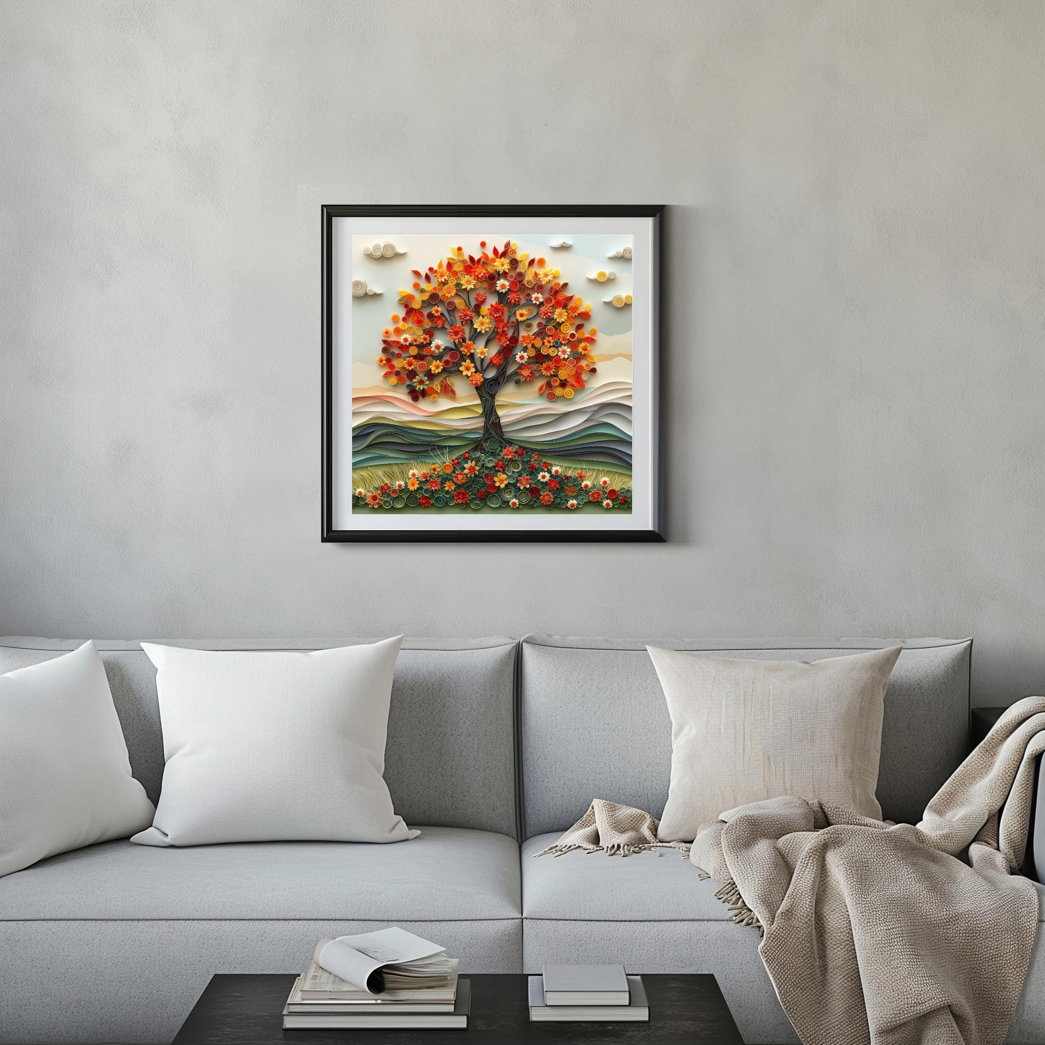 Digital Autumn Tree Quilling Art ~ Part 4 (digital Download) - Etsy