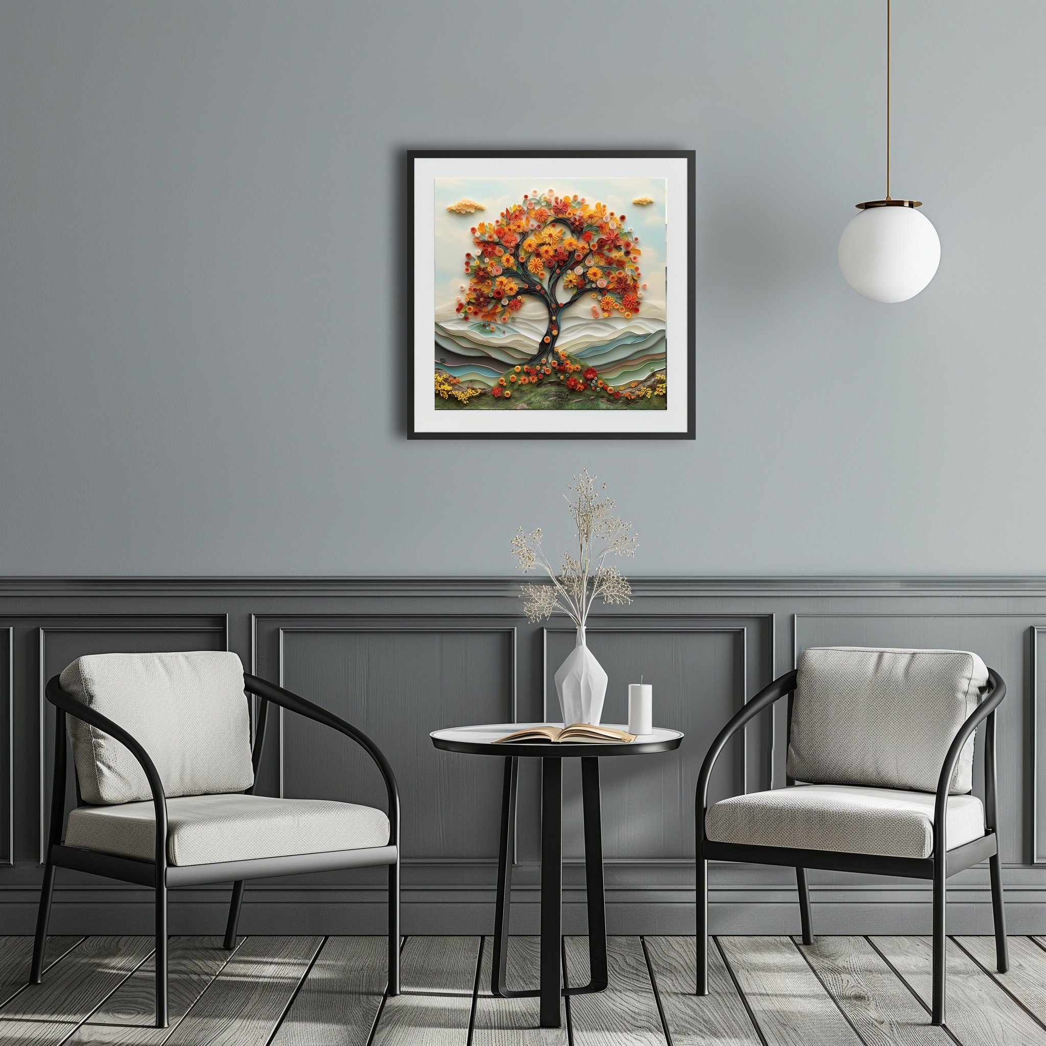 Digital Autumn Tree Quilling Art ~ Part 2 (digital Download) - Etsy